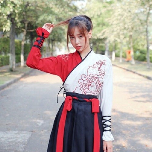 Chinese Outfit Hanfu Female Plus Size Men Women Wuxia Modern Couples ...
