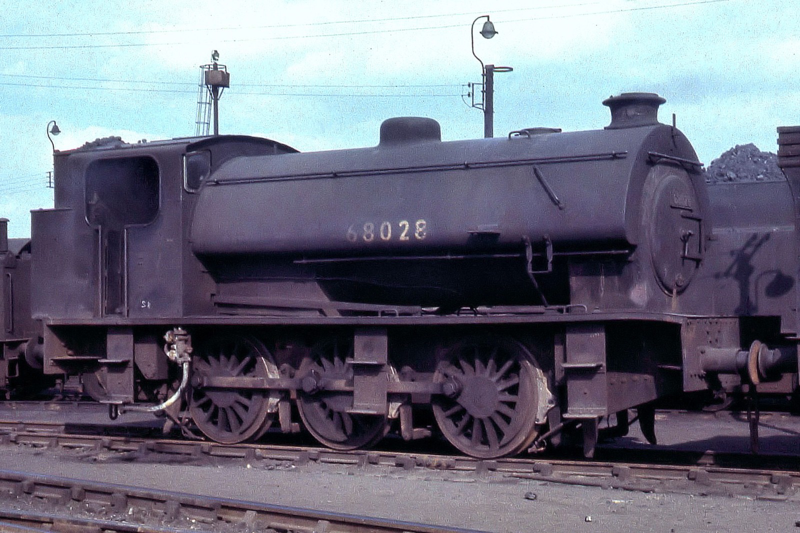 J94 Class 0-6-0ST 68028 at Colwick shed 6x4 Quality British Rail Photo ...