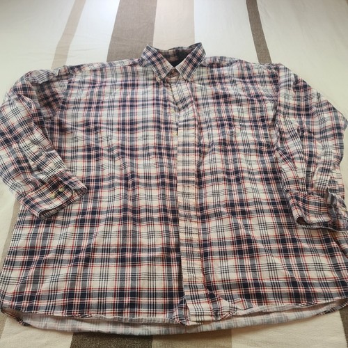 Ivy Crew Classics Extra Large Mens Adult Red White Blue Casual Button ...