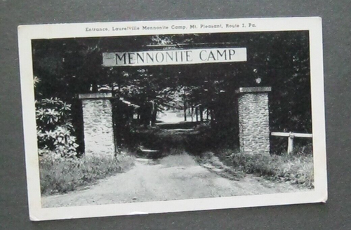 Entrance Laurelville Mennonite Camp Mt Pleasant PA WB | eBay