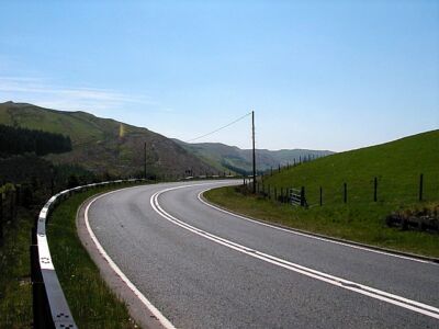 Photo 6x4 A44 at Cwmergyr Pont Rhydgaled The A44 seen here just less ...