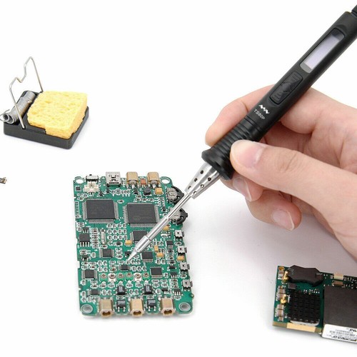 TS80P Mini Smart Electric Soldering Iron Station PD2.0 QC3.0 USB Type-C ...