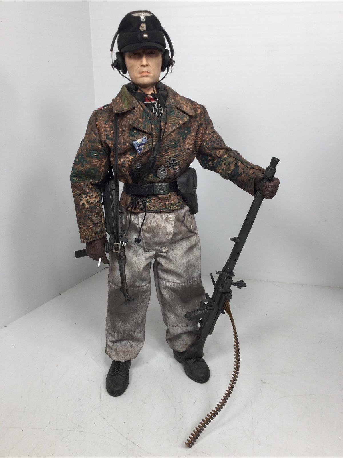 1/6 DRAGON GERMAN SS PANZER LEHR DIV TIGER TANK GUNNER MG-34 MP-40 &P ...