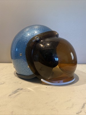 Vintage Moto Helmet Cycraft CY-1 Bubble Shield 60s 70s Made In USA ...