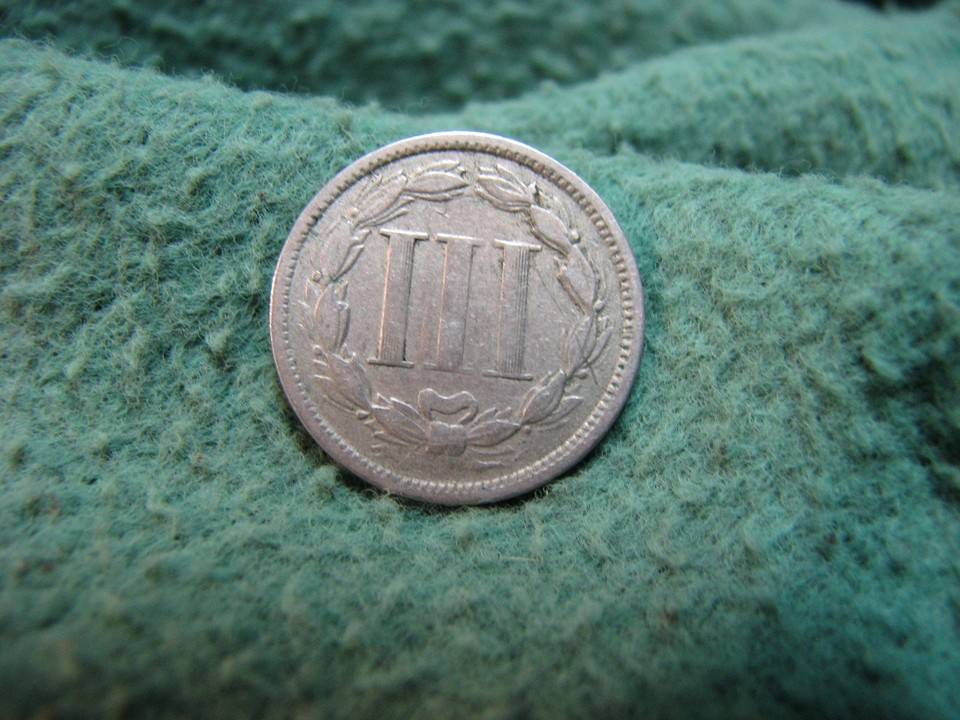 1866 U.S. 3 Cent Nickel Very Nice Three Cent Piece FULL LIBERTY Coin | eBay