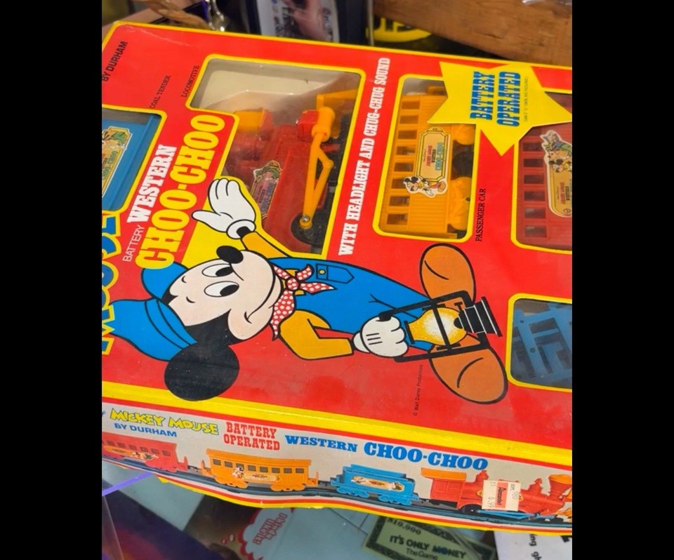 Vintage Walt Disney Mickey Mouse Western Choo•Choo Train | eBay