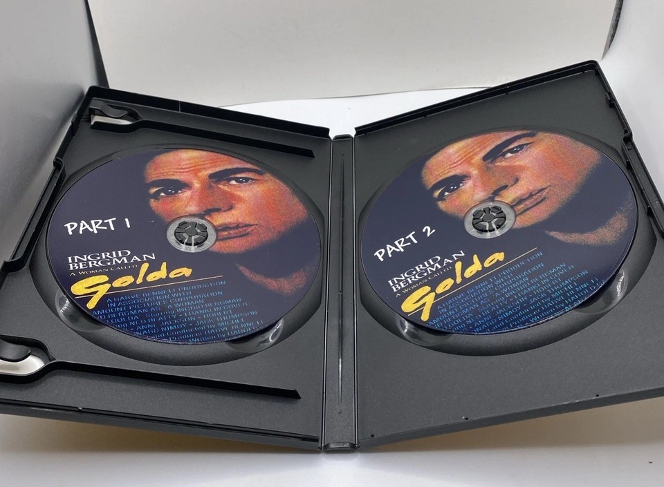 A Woman Called Golda (1982) DVD 2-Disc Ingrid Bergman Emmy Winner Rare ...