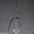 Modern Crystal Chrome Chandelier Dining Room Light Orb Ball ...