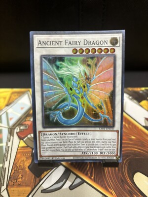 Yu-Gi-Oh! Ancient Fairy Dragon 1st Ed. RA01-EN030 Super Rare NM/LP x1 ...