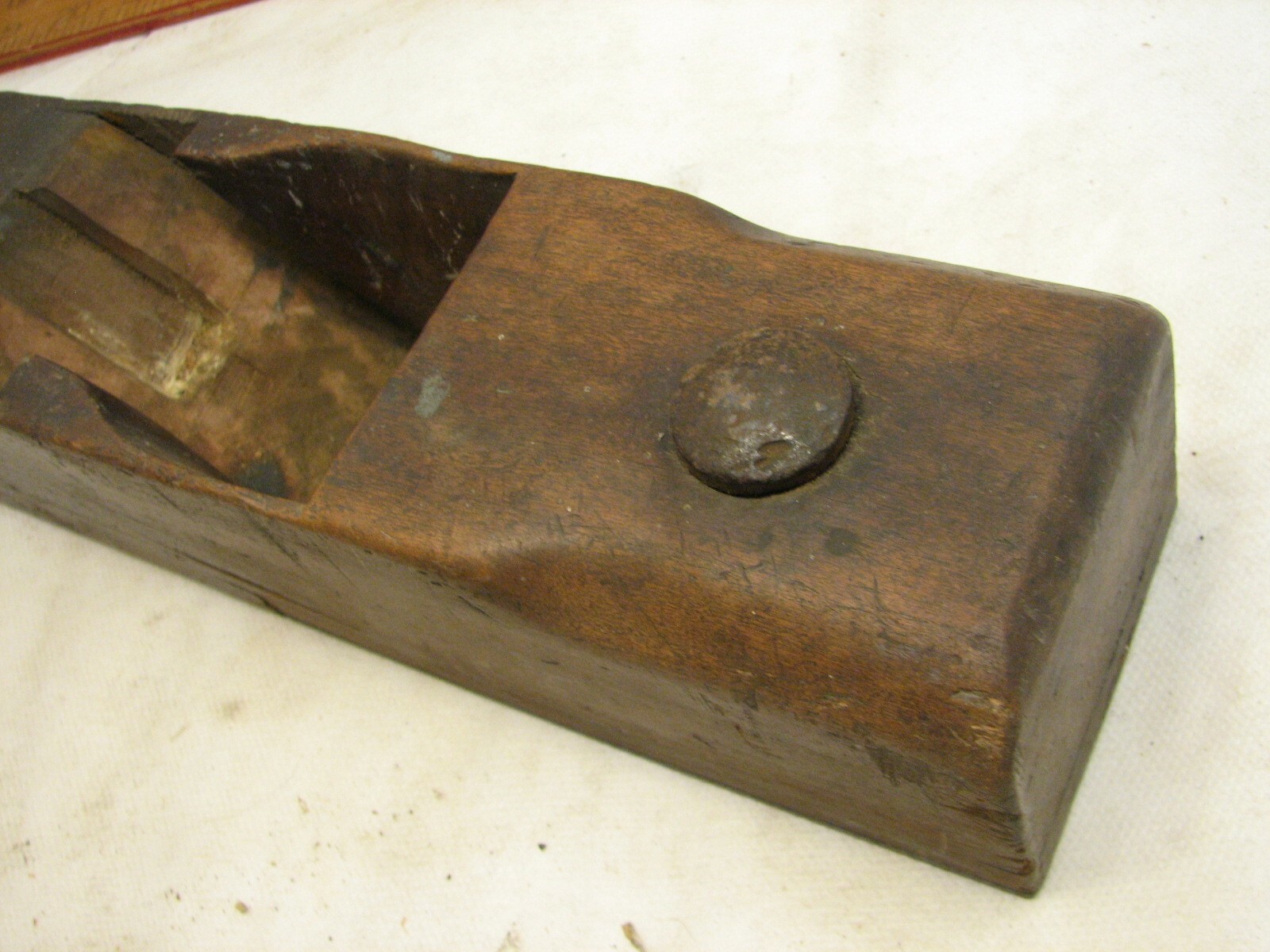 Antique Wooden Fore Plane Wood Working Tool Charles Buck Iron 1873 ...
