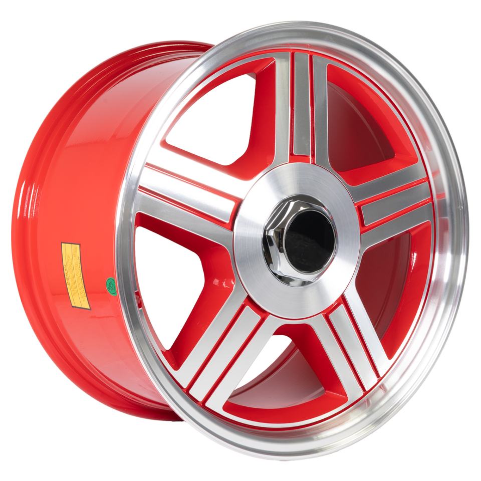 1991-1992 Chevrolet Camaro RS Z28 Style 17x9 Red Wheels Rims 17" Set of ...