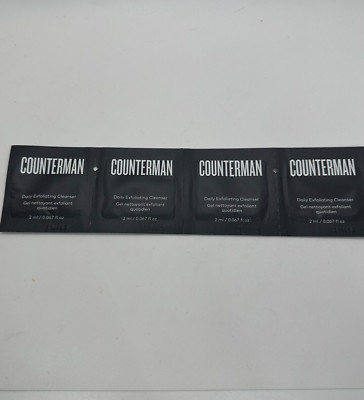Counterman Men's Daily Exfoliating Cleanser Sample Set of Four 2ml Each ...
