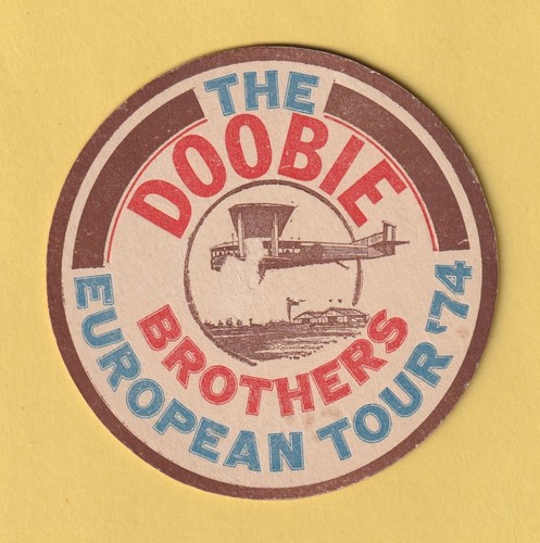Doobie Brothers "European Tour '74" Beer Coaster | eBay