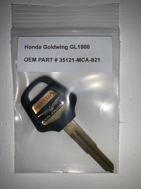 01-14 Honda Goldwing Gl1800 OEM # 35121-mca-821 Blank Key for sale ...