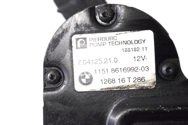 BMW 1 F20 116i 2012 RHD Auxiliary Water Water Pump Motor 8616992 ...