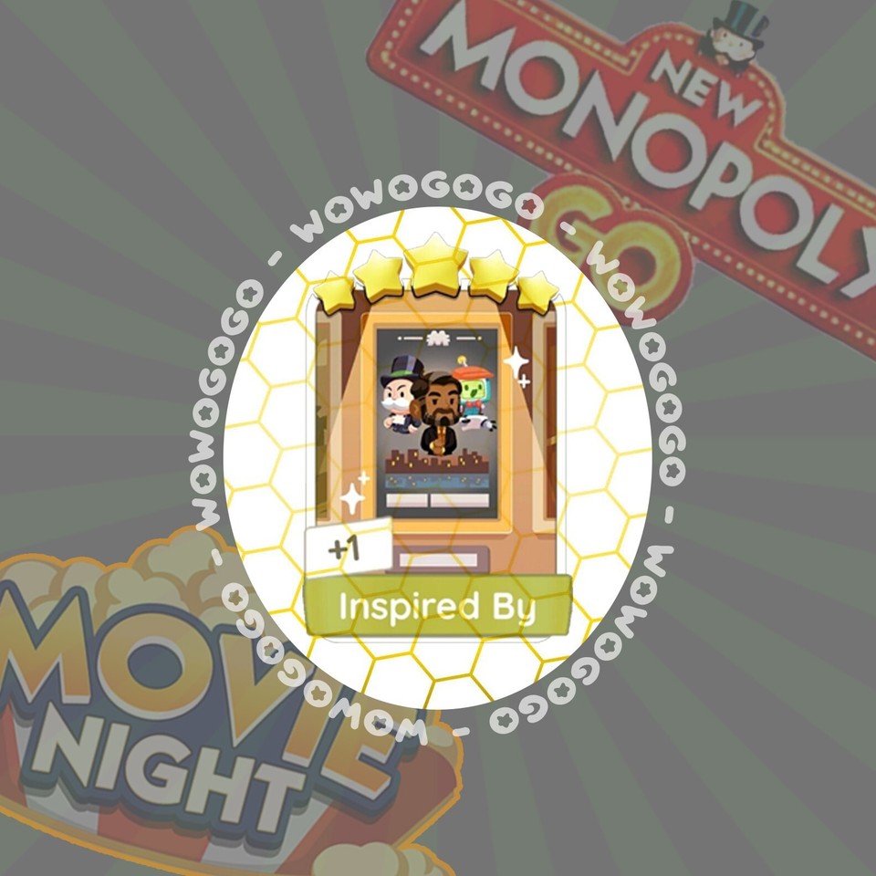 🟢 Inspired By Sticker - Mono_Poly_Go_Stickers_5 stars - Movie Night ...