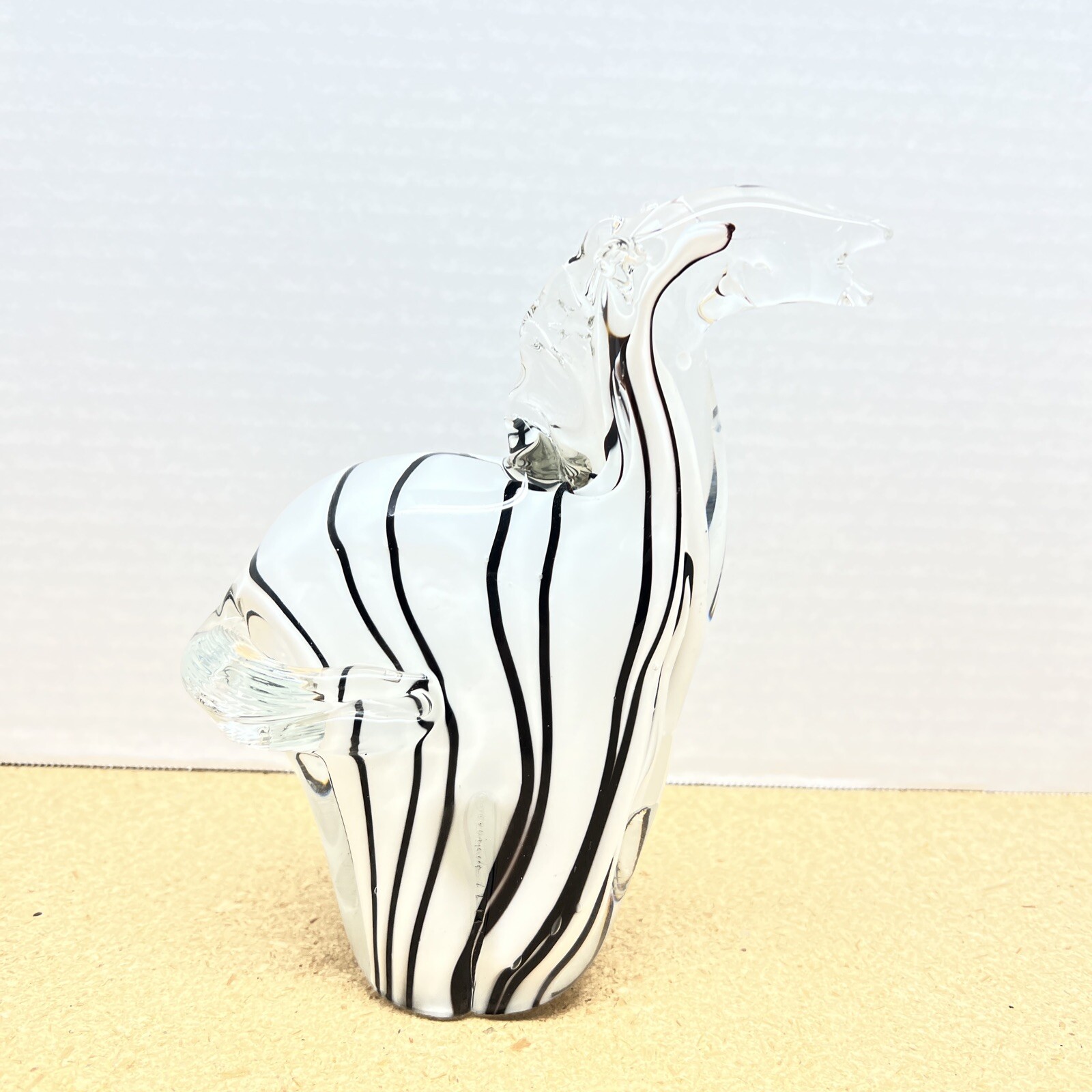 crystal clear crystal paperweight Zebra | eBay