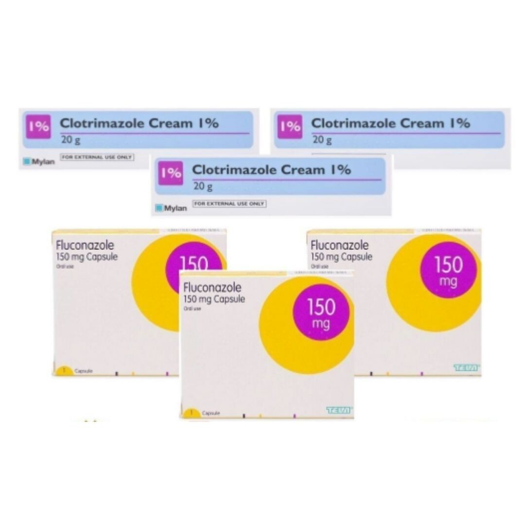 3 x Clotrimazole & 3 x Fluconazole Thrush Treatment Multipack | eBay