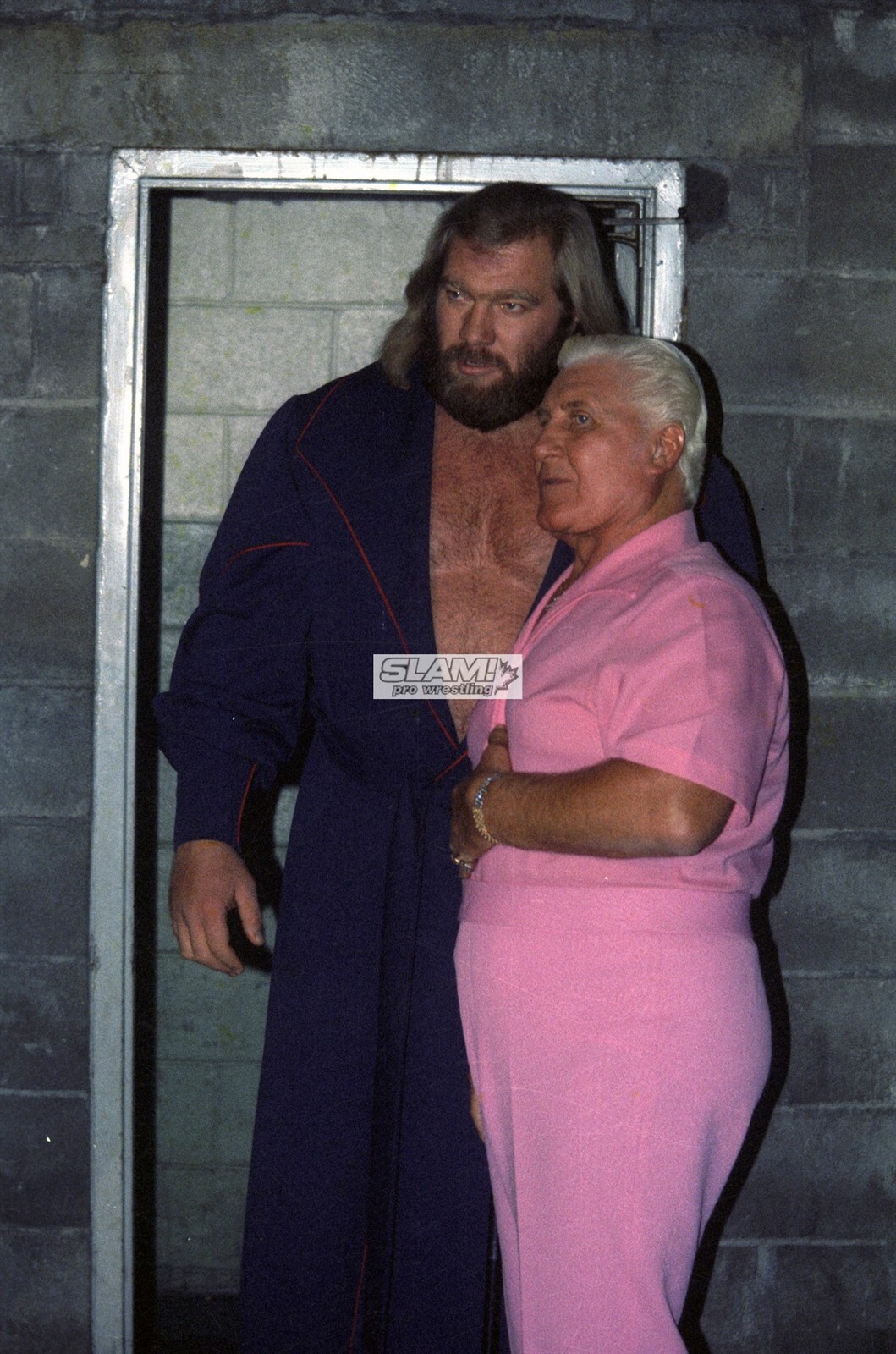 BIG JOHN STUDD & FRED BLASSIE VINTAGE 8x10 COLOR PHOTO ROH ECW WWE NXT ...