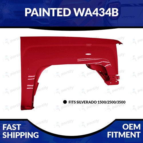 NEW Painted WA434B/GPJ 2014-2018 Chevrolet Silverado Passenger Side ...