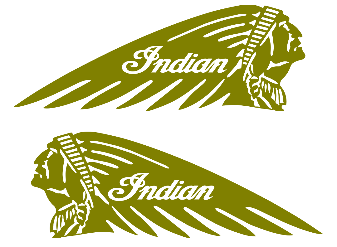 Indian motorcycle gas tank decals stickers motorcycles emblem logo kit ...
