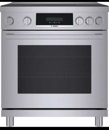 Bosch 800 Series HIS8055U 30" Freestanding Induction Electric Stainless ...