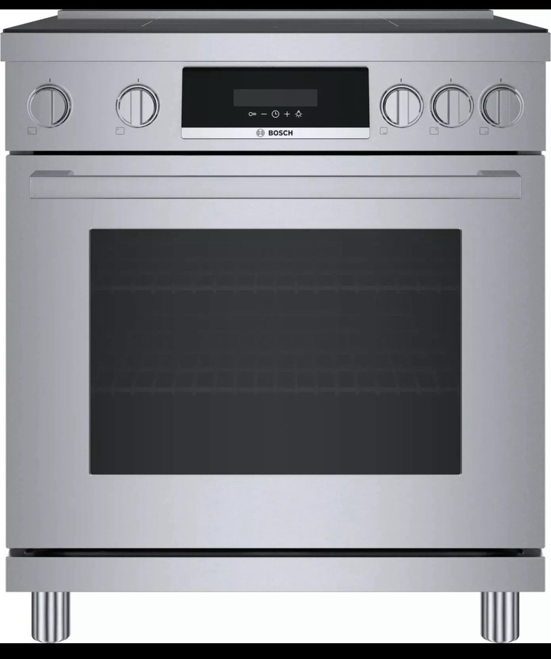 Bosch 800 Series HIS8055U 30" Freestanding Induction Electric Stainless ...
