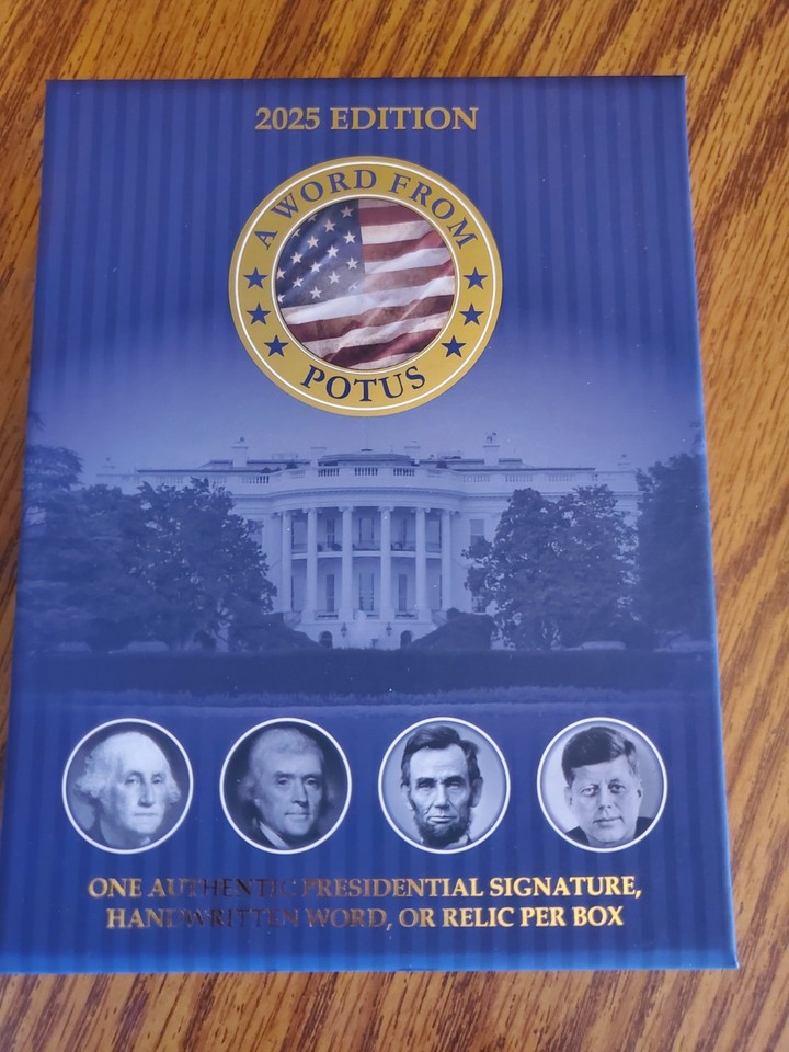 POTUS a word from the president President John F Kennedy Hand written ...