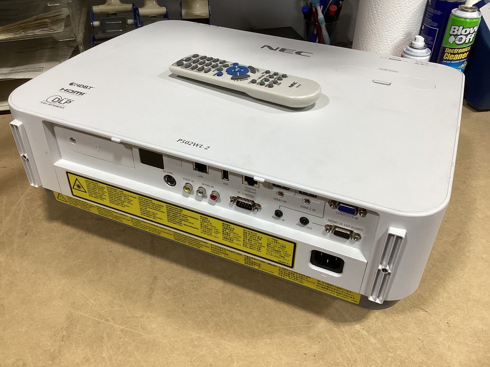 NEC P502WL-2 DLP Laser Projector 5000 Lumens HDMI - 9256 hours | eBay