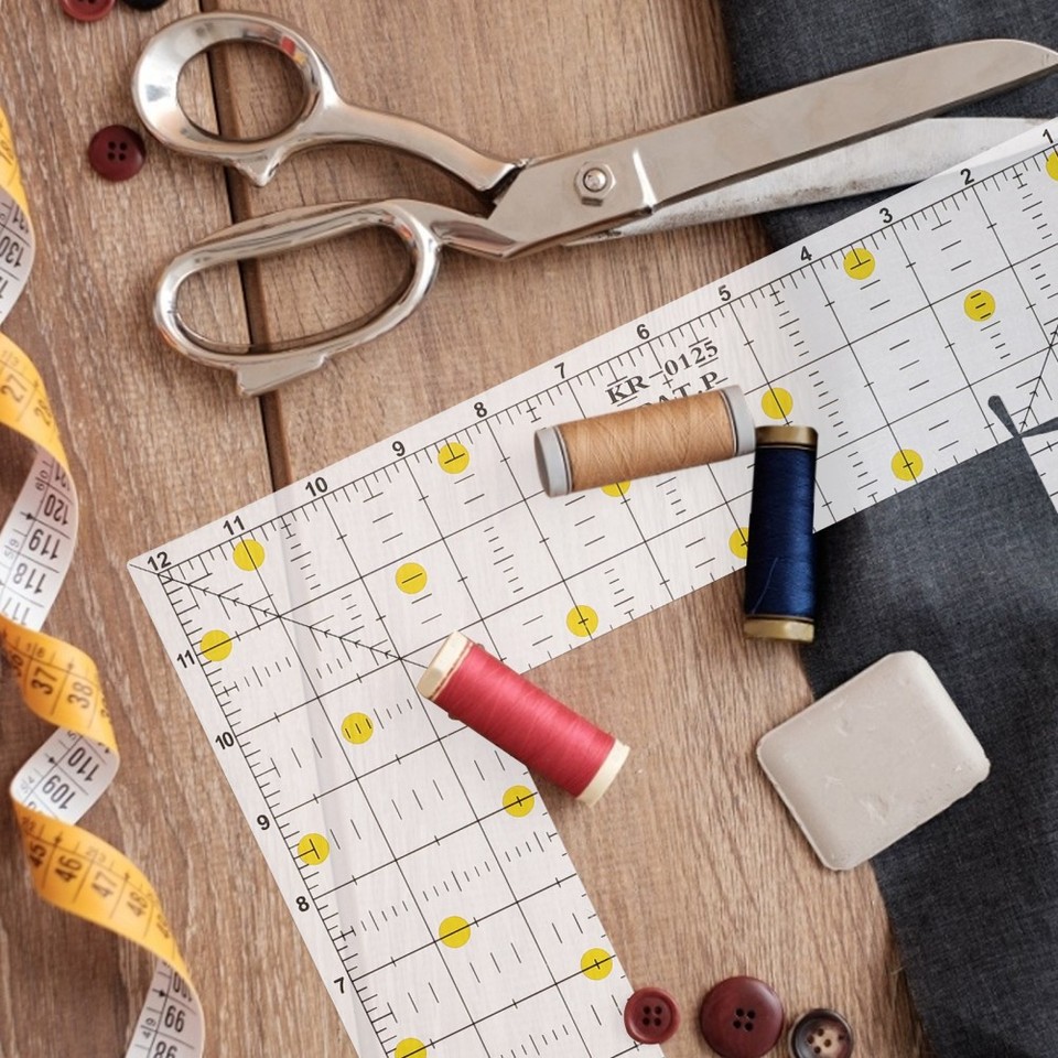 1Pc Square Shape Sewing Ruler Clothing Patchwork Ruler Sewing Ruler ...