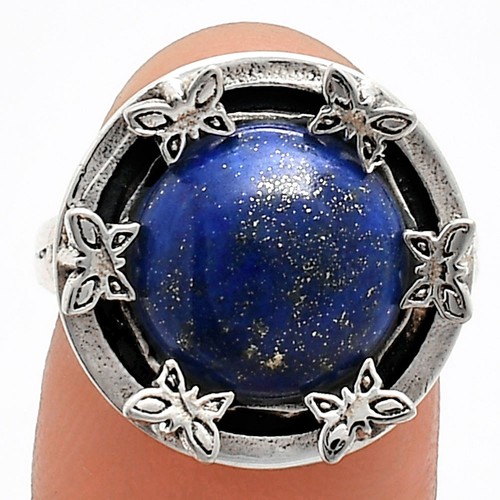 Premium Quality Natural Lapis Lazuli 925 Sterling Silver Ring s.7 ...