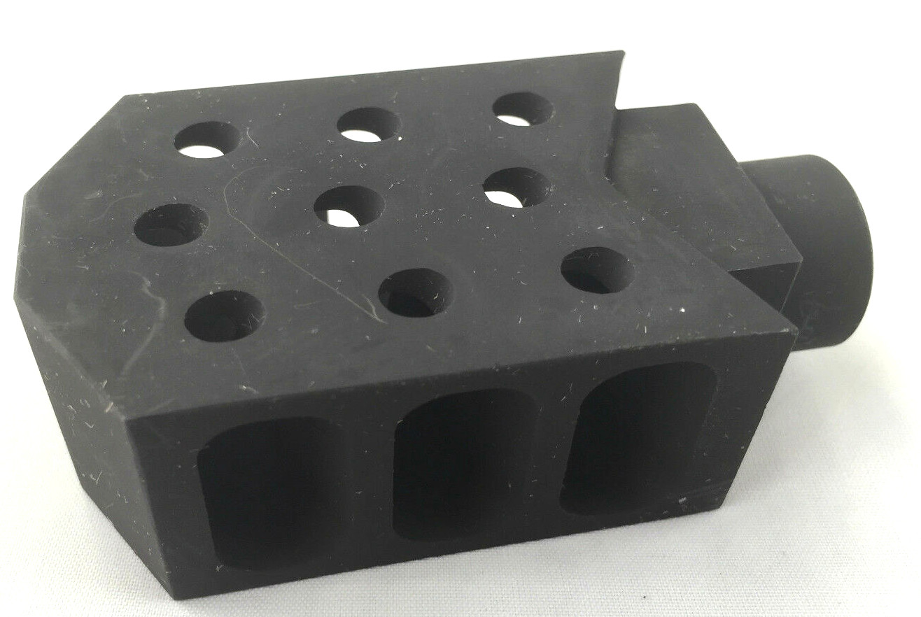 50 Cal Barrett style Tanker Muzzle brake TPI 1/2 x 28 223 5.56 ...