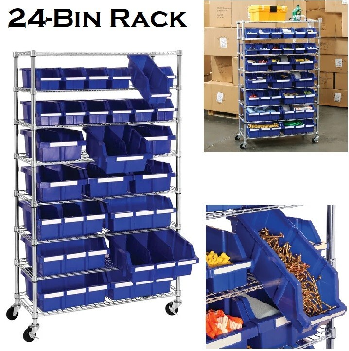 Large Rolling Storage Bins