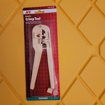 Telephone Cable Modular Connector Crimp Tool - ACE Made In The USA | eBay