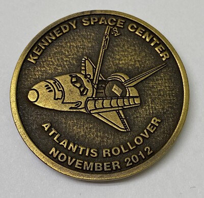 Kennedy Space Center Atlantis Roll Over November 2012 Coin | eBay UK