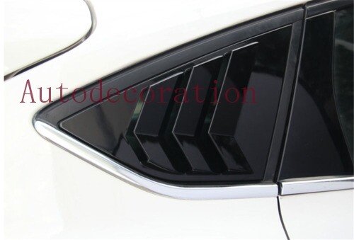 For Ford Focus 12-18s black Hatchback Rear Side Window Quarter Louver ...