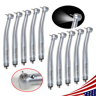 Burr E-generator LED Dental Fiber Optic High Speed Handpiece Midwest ...