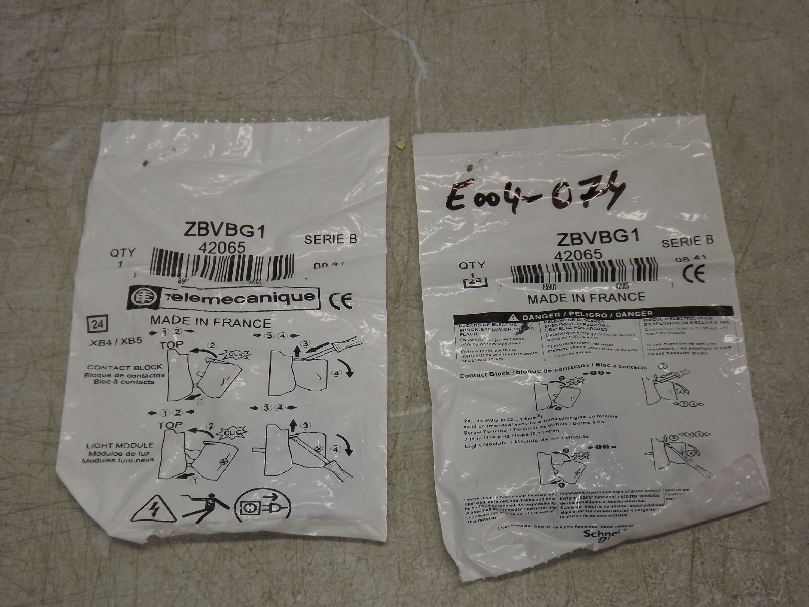 Schneider Electric ZBVBG1 Lamp Module 22mm 24-120vac/dc White LED for ...