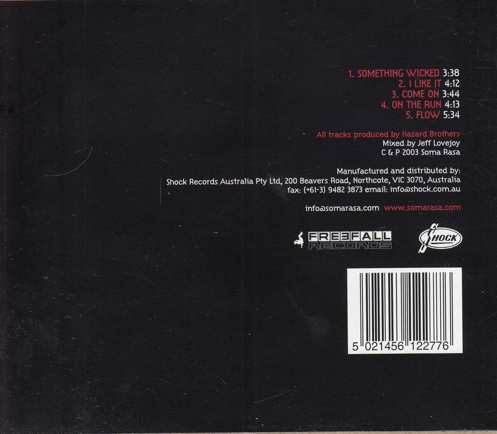 SOMA RASA On The Run CD - EP | eBay