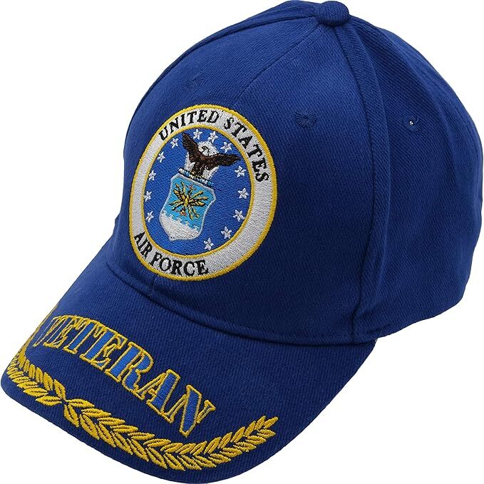 Veteran US Air Force Baseball Cap By Eagle Emblems, One Size Fits All ...