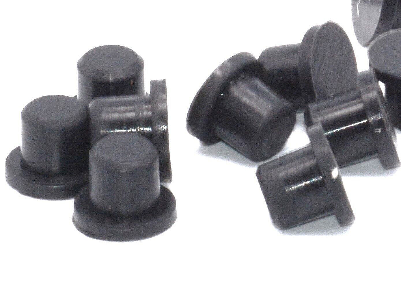 3/8” Rubber Hole Plugs Thick Panel Plug Compression Push In Stem Bumper ...