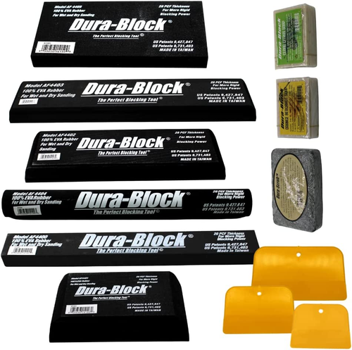 BLYSK & Dura-Block Sanding Block w/ Set of FREE Hard Plastic Putty ...