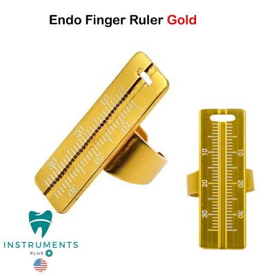 Dental Finger Ruler Endo Gauge Span Measure Scale Ring GOLD | eBay