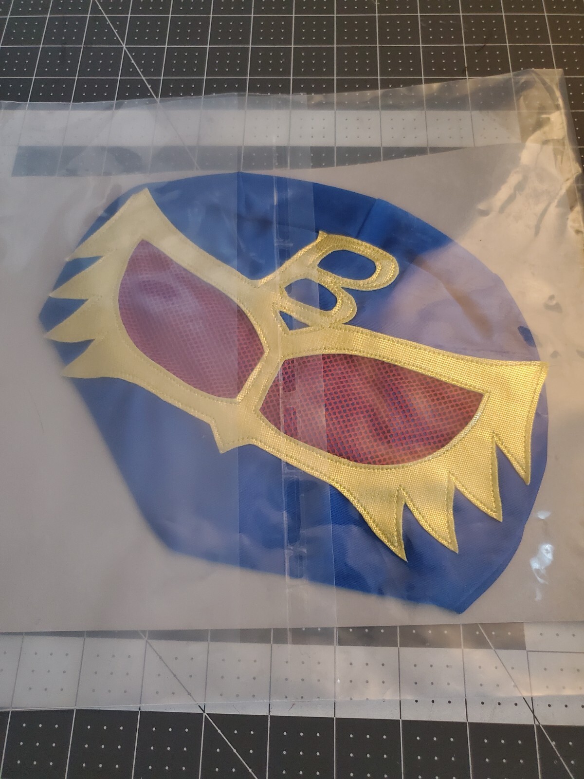 Blue Party Ranger Mask B Japanese Anime Mighty Cosplay Morphine Fabric ...