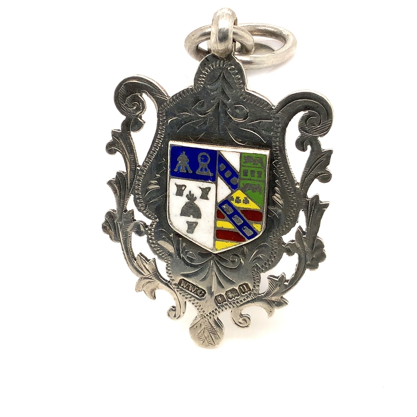 Antique Sterling WWC Birmingham England 1919 Medal Br… - Gem