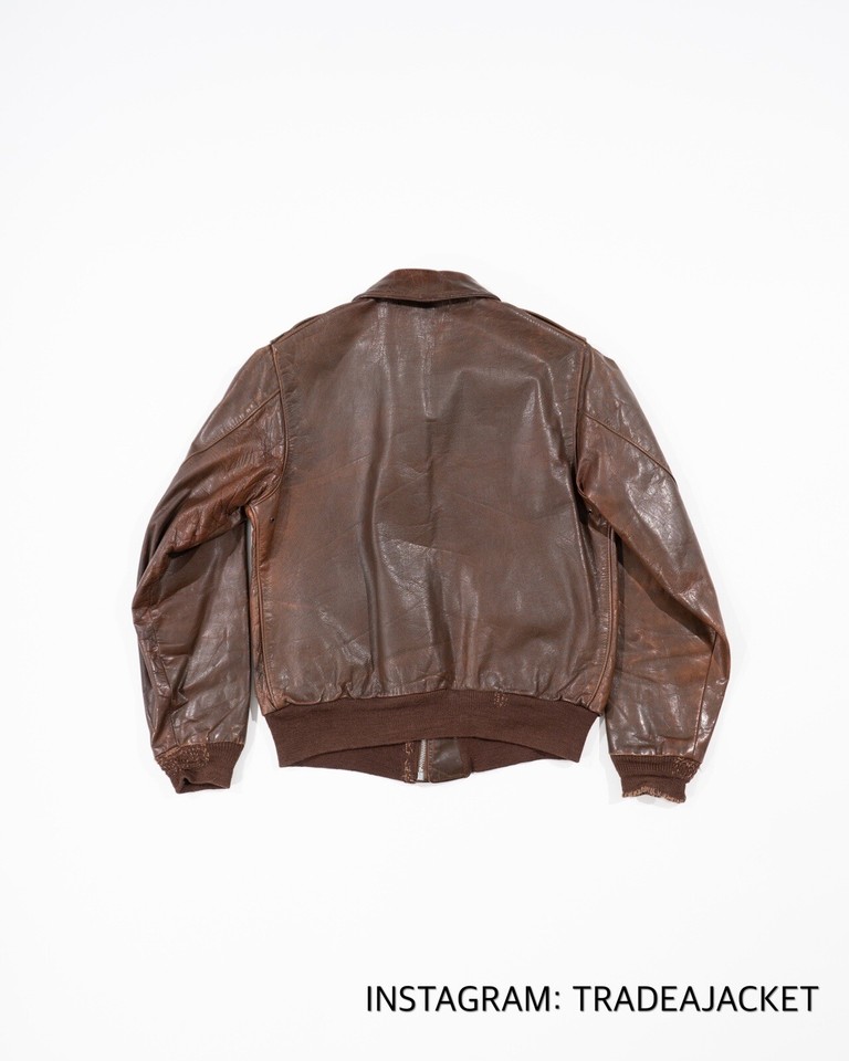 GENUINE WWII USAAF TYPE A-2 AERO CLOTHING CO. 42-15142P (322ND FIGHTER ...