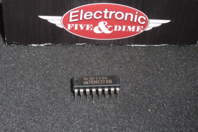 SN74HC174N Texas Instruments D Flip-Flop Positive Edge Triggered PDIP16 ...