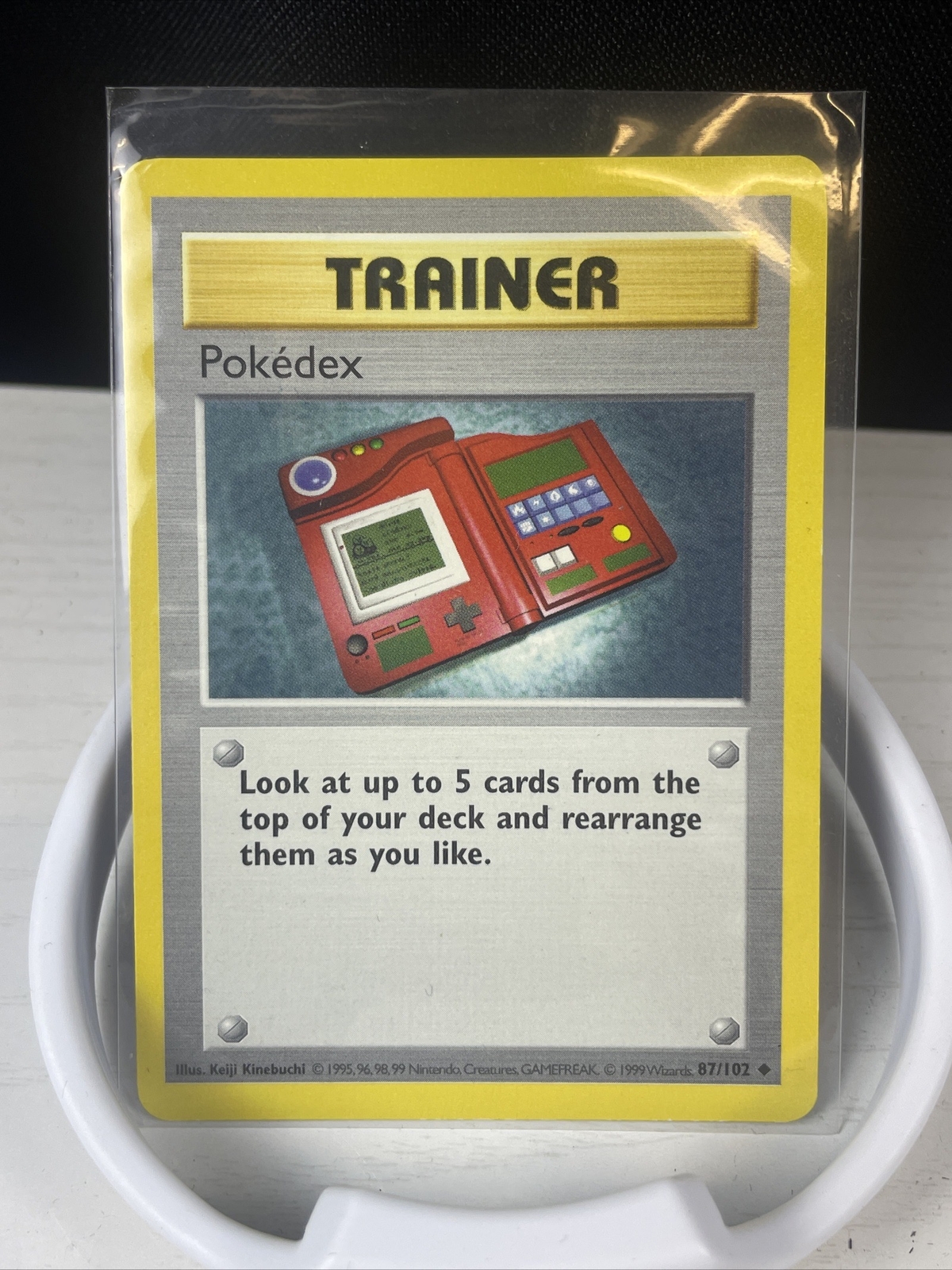 Shadowless Pokemon Pokedex 87/102 Base Set Rare Trainer Pokemon Card | eBay