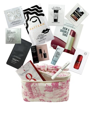 Beauty Box Mixed Lot of High End Skincare + Makeup Samples + Bag | eBay