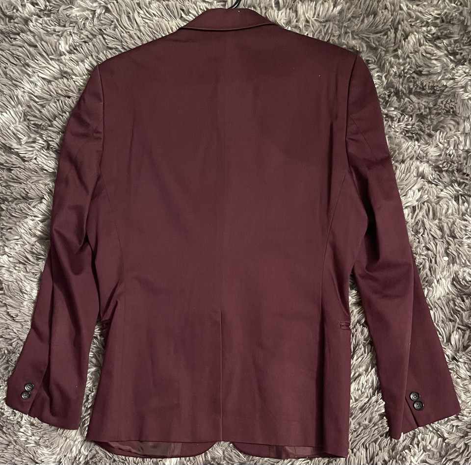 H&M - Sports Coat Blazer Purple / Plum Color - Men's size 40R | eBay